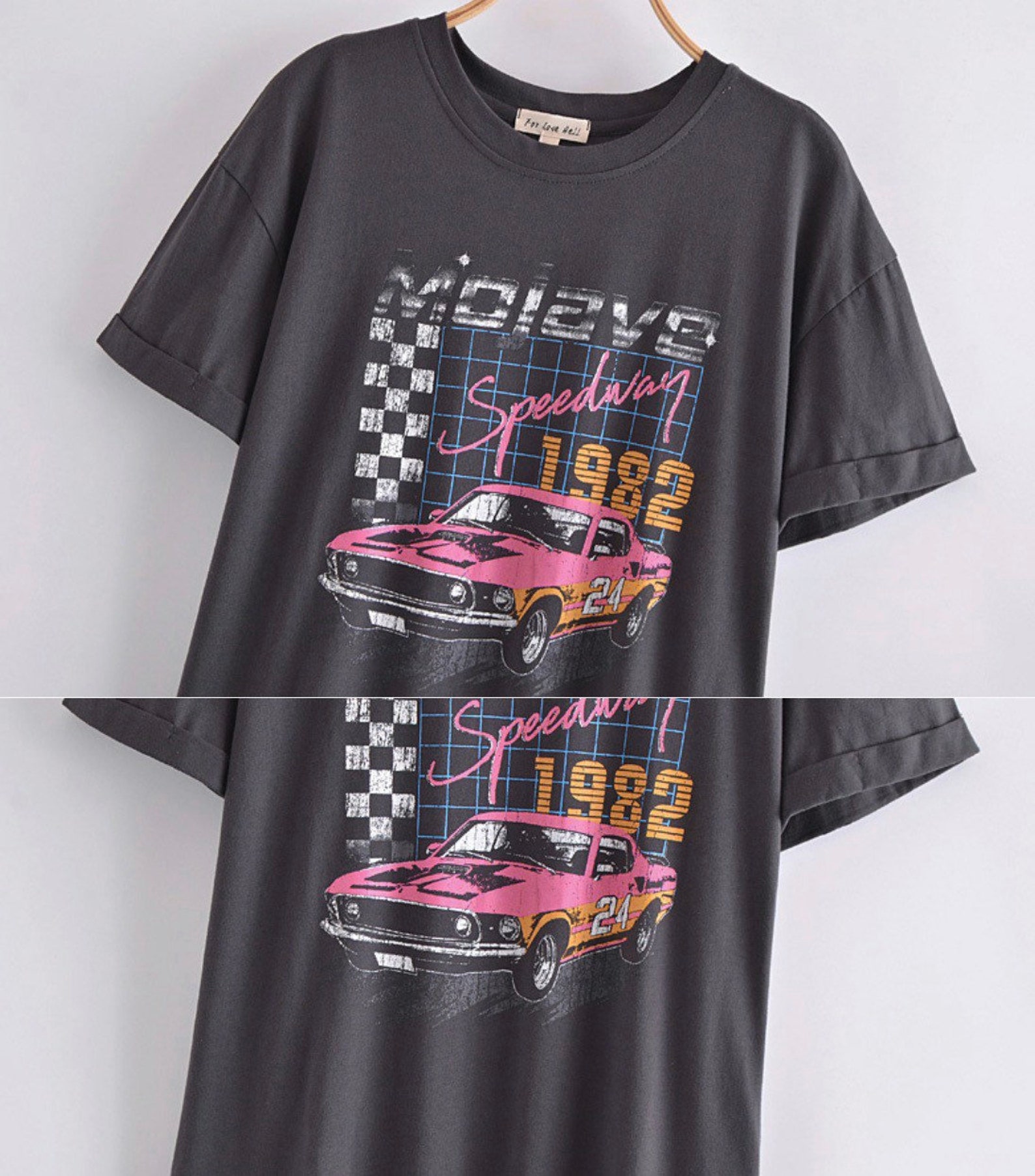 Vintage Muscle Car Tee Womens Vintage Race Car Tee Mustang T | Etsy