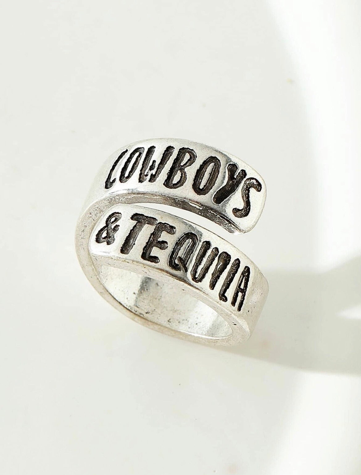 Cowboys and Tequila Ring Western Cowgirl Howdy Jewelry - Etsy