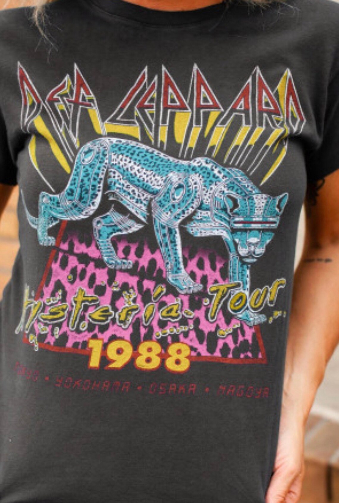 Def leppard graphic tee - missdop