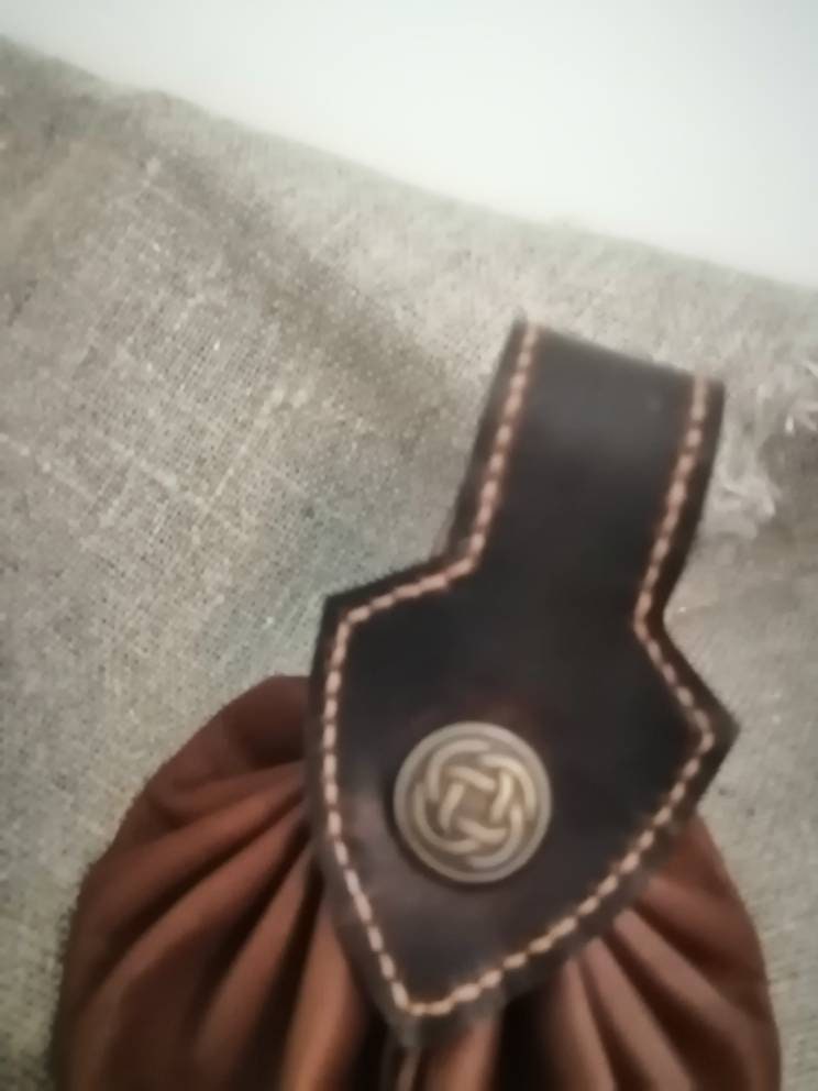 Belt Coin Pouch Medieval Style. Handstitched. - Etsy UK