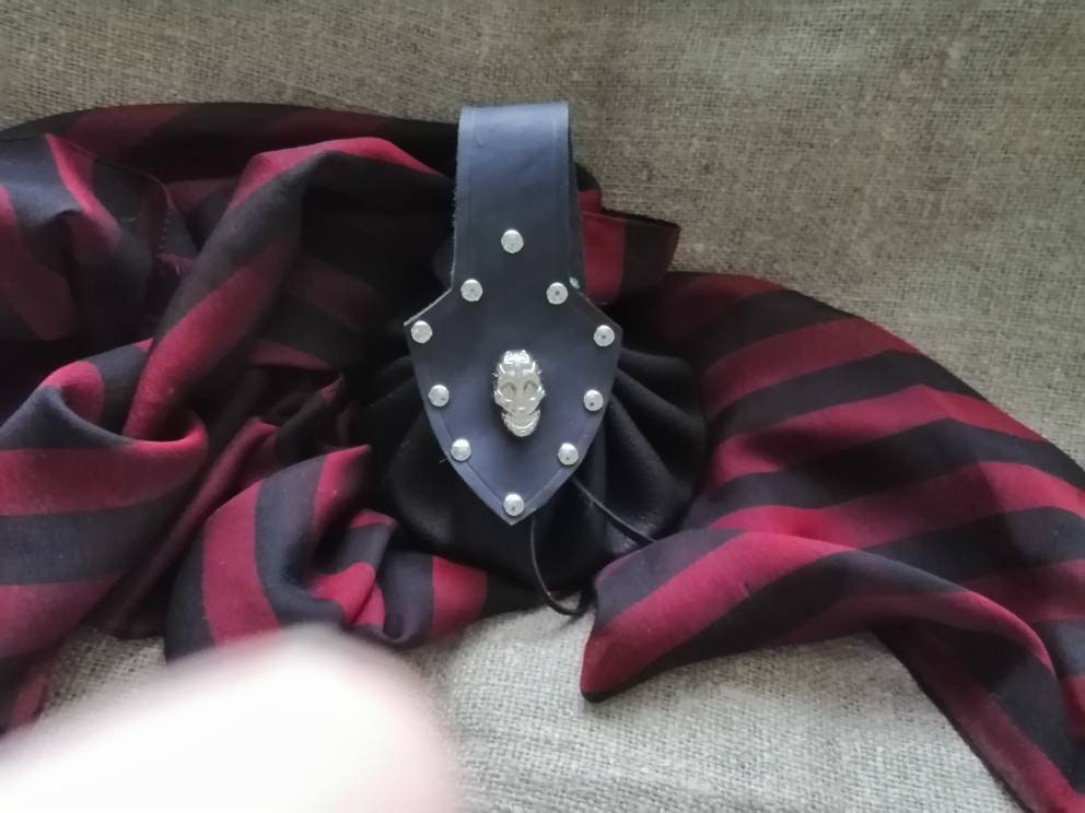 Pirate Style Belt Coin Pouch With Skull Detail. Ideal Cosplay. - Etsy UK