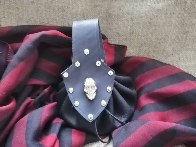 Pirate Style Belt Coin Pouch With Skull Detail. Ideal Cosplay. - Etsy