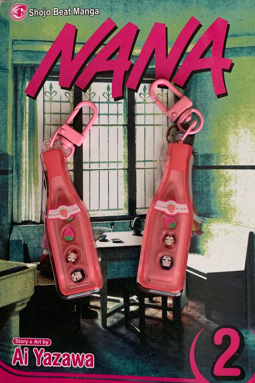 Nana Anime Keychain Hachi and Nana Charm Epoxy Double Sided - Etsy