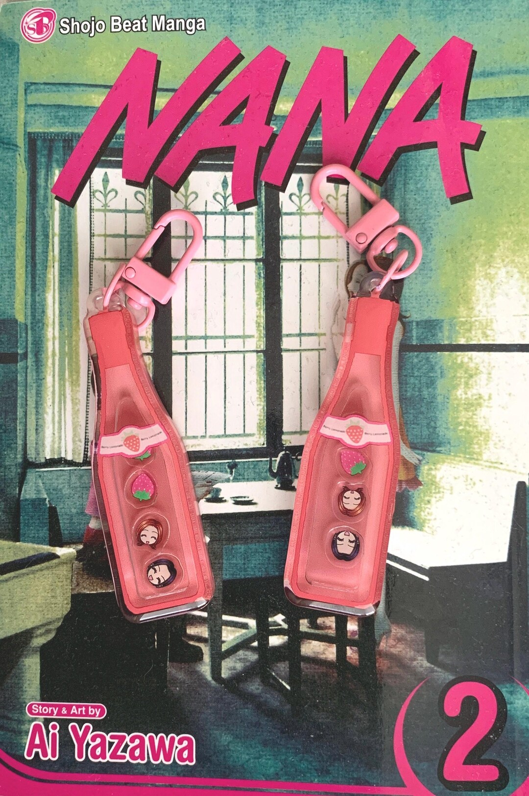 Nana Anime Keychain, Hachi and Nana Charm, Epoxy Double Sided Shaker ...