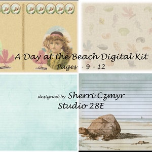 A Day at the Beach Digital Journal Kit | Etsy