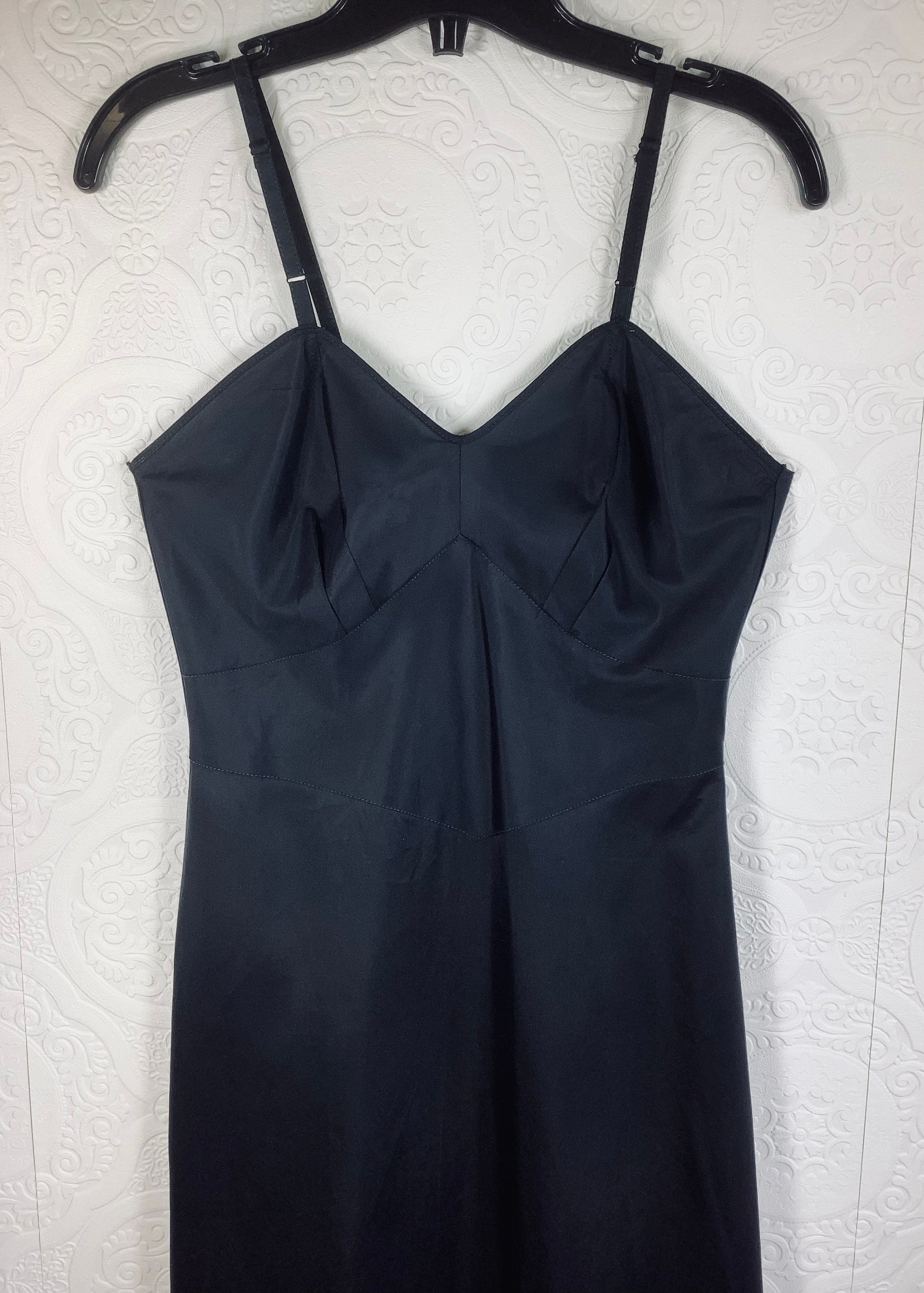 Vintage 1950s Canadian Maid Black Slip/ Lingerie - Etsy