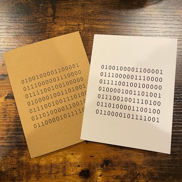 Binary Code - Etsy