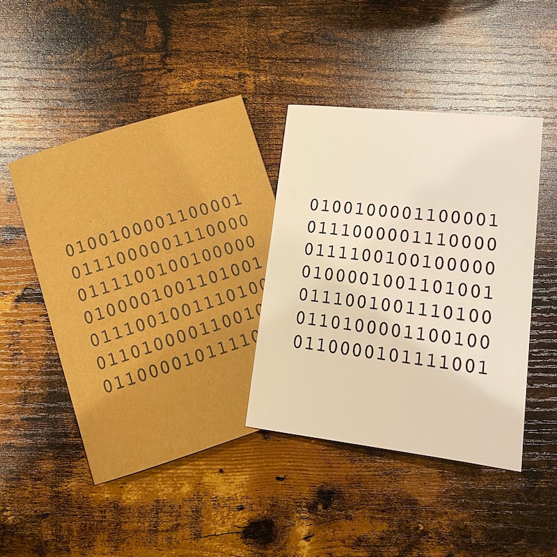Binary Code - Etsy