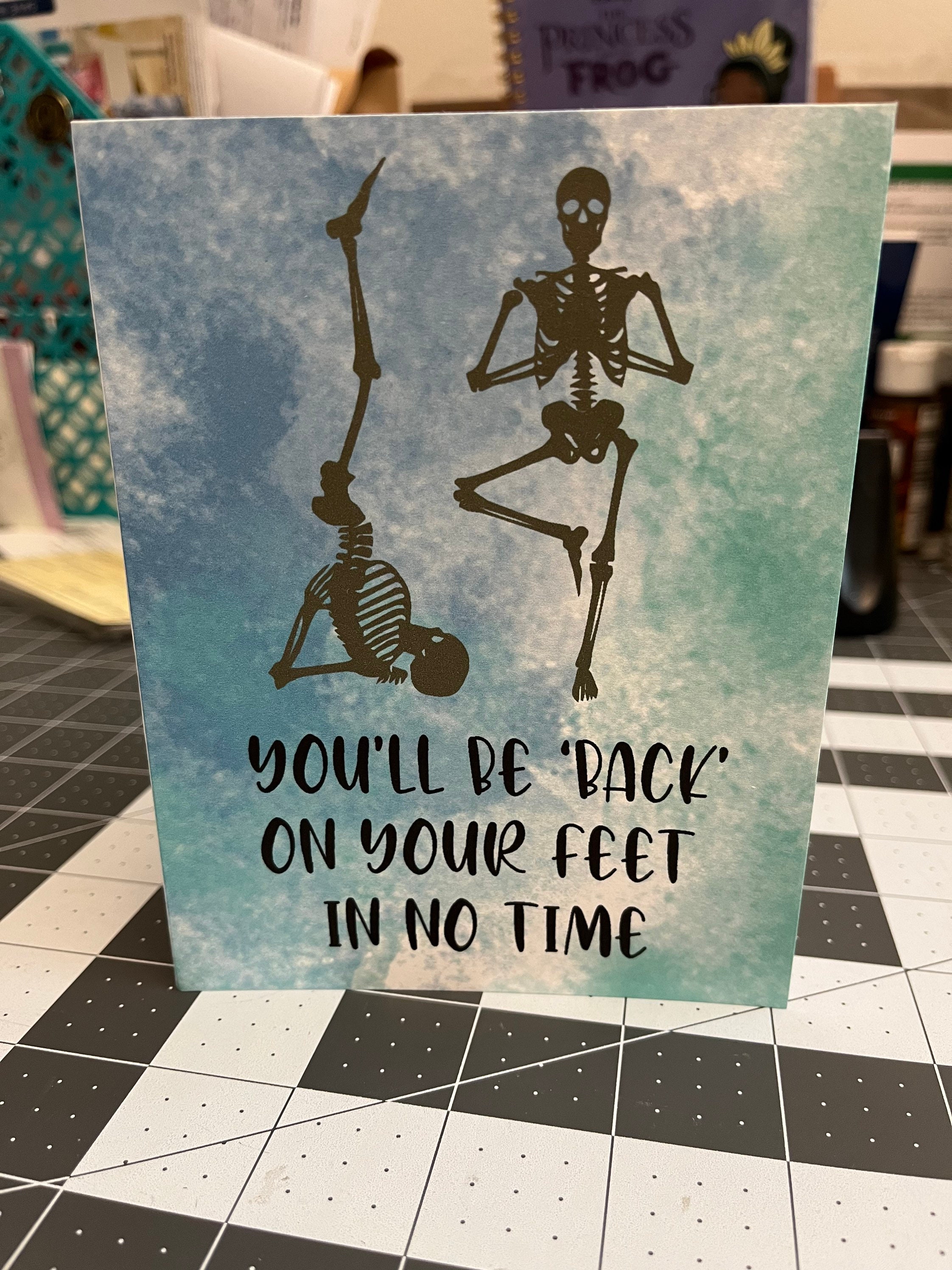 Back Surgery Card - Back Surgery Skeleton Card - Back Surgery Funny ...