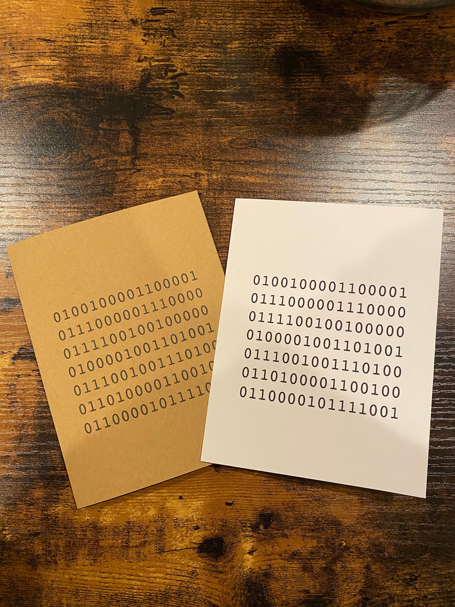Binary Birthday Card Binary Code Birthday Card Binary Code | Etsy