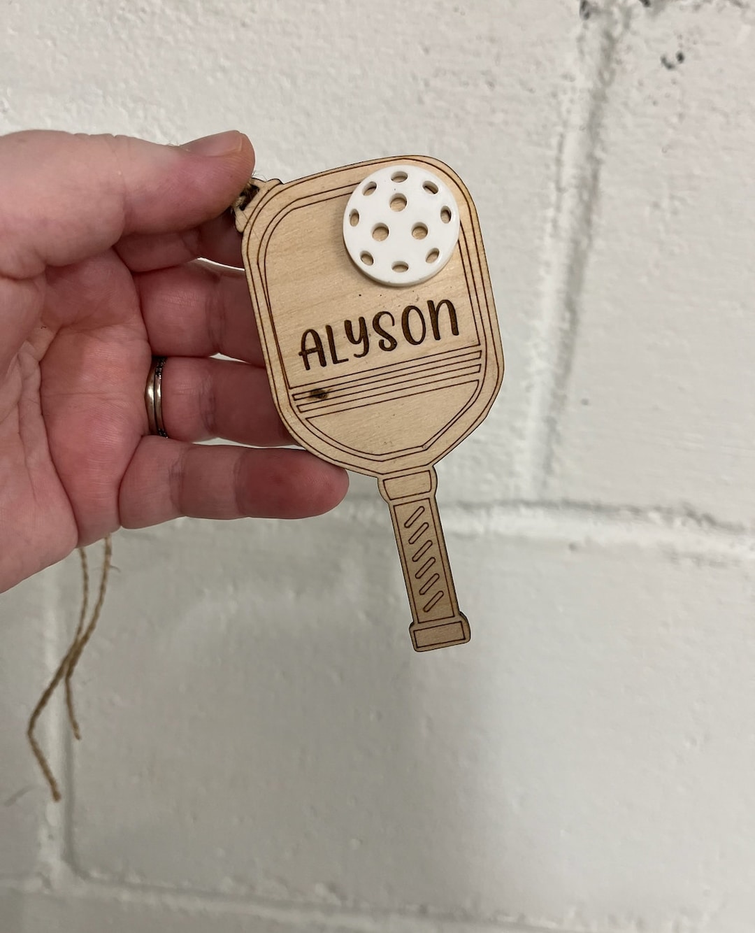 Custom Pickleball Name Keychain Pickle Ball Keychain Name Keychain ...