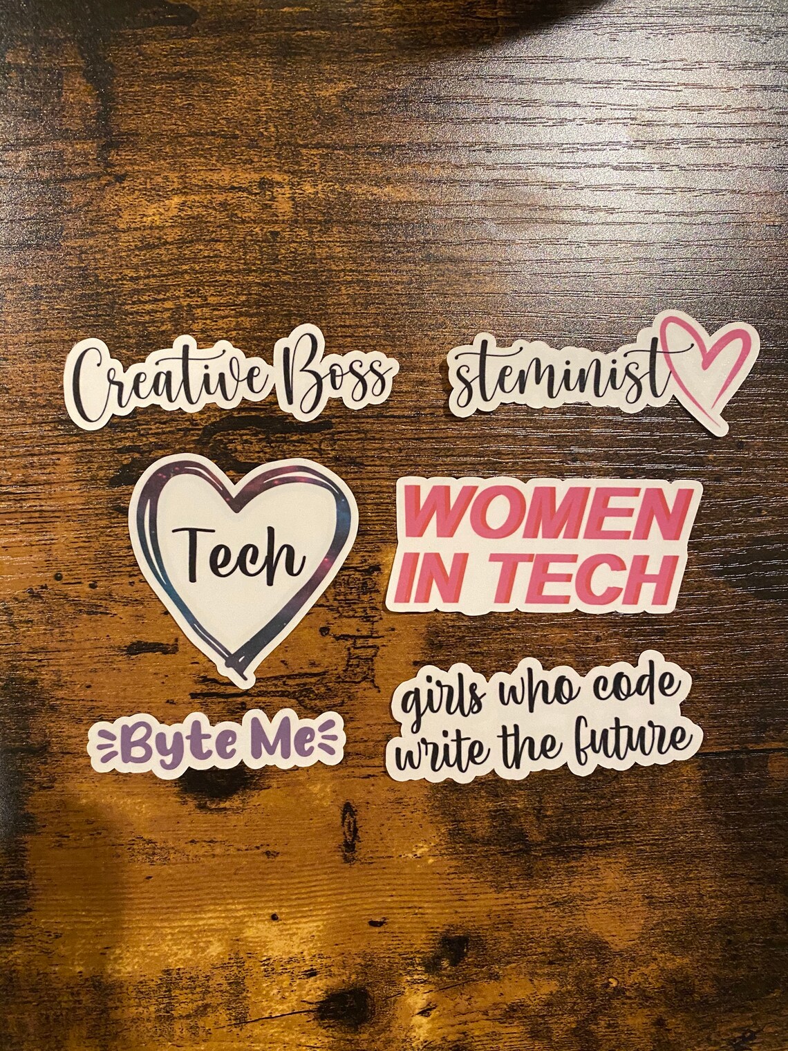 Woman in Tech Stickers Woman Who Code Stickers Girls who | Etsy
