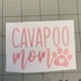 Cavapoo Mom Vinyl Sticker Cavapoo Decal Sticker Dog Mom Decal Sticker Cavapoo Dog Mom Sticker ...
