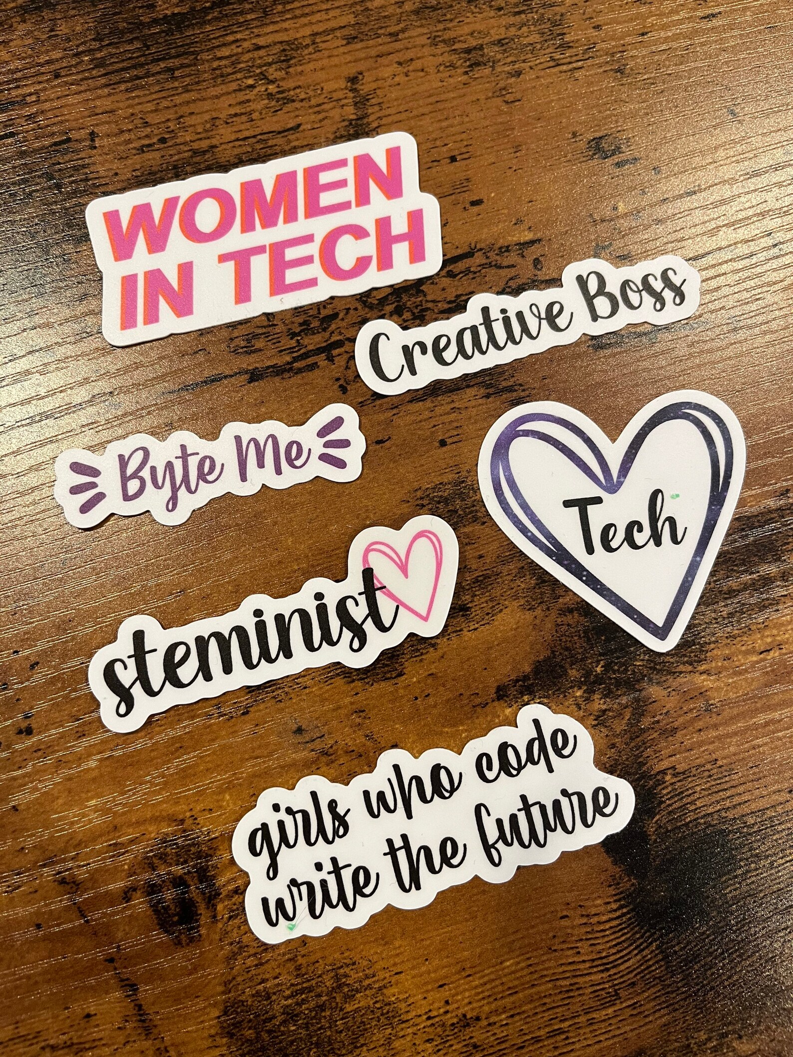 Woman in Tech Stickers Woman Who Code Stickers Girls Who - Etsy