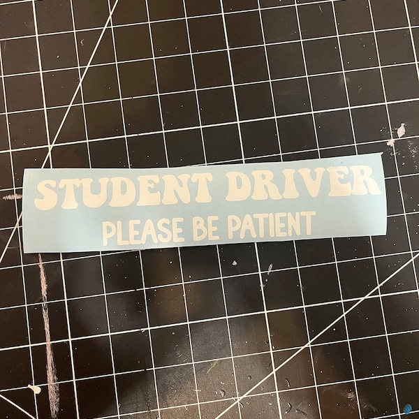 Student Driver Sticker - Etsy
