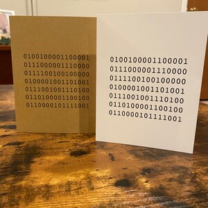 Binary Birthday Card - Binary Code Birthday Card - Binary Code Funny - Computer Programmer ...