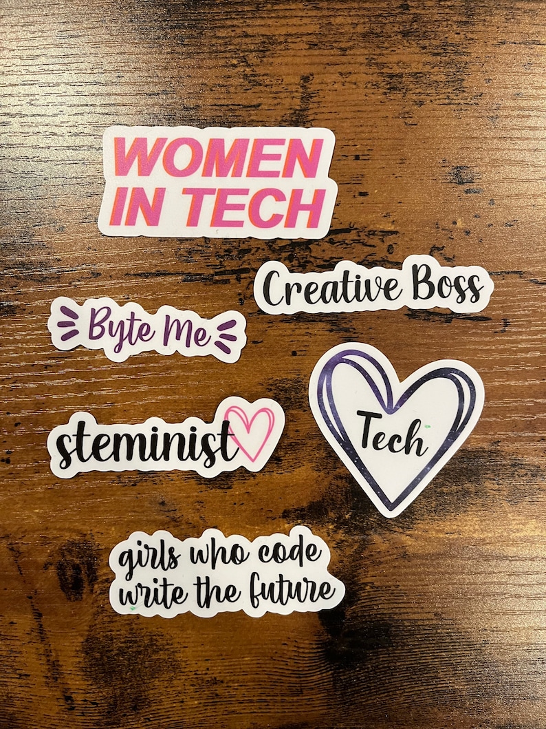 Woman in Tech Stickers Woman Who Code Stickers Girls Who - Etsy