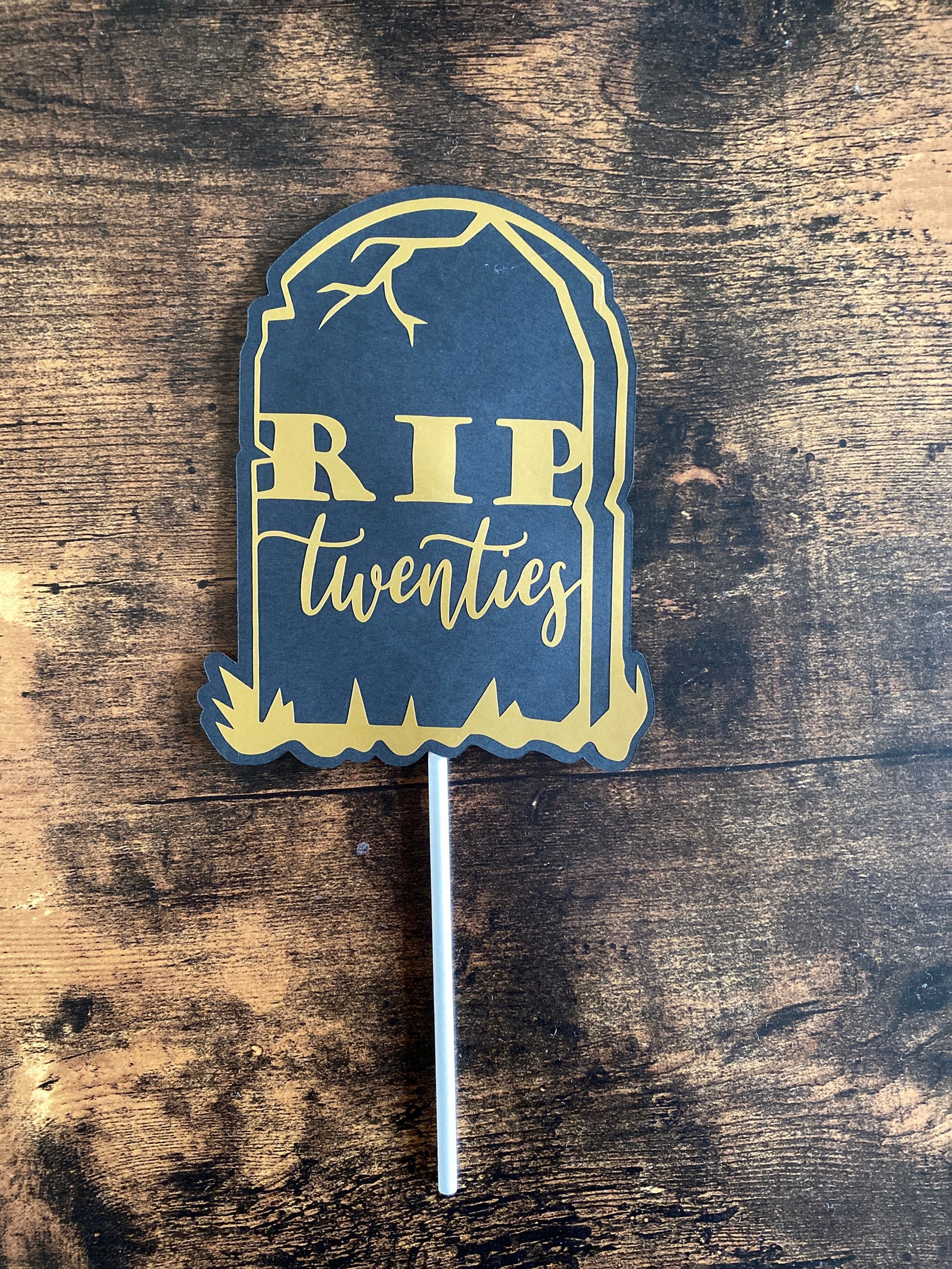 Death to My Twenties Cake Topper -30th Birthday Cake Topper - Death to ...