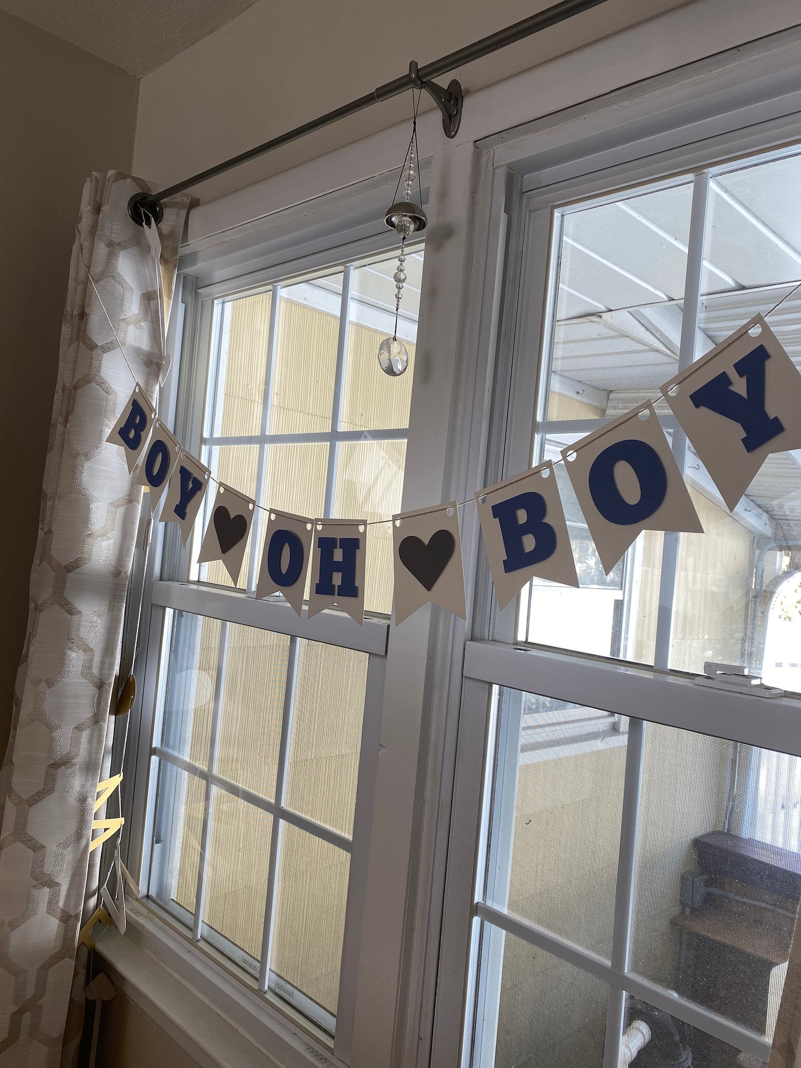Boy Oh Boy Banner baby Shower Banner Baby Boy Baby Shower - Etsy