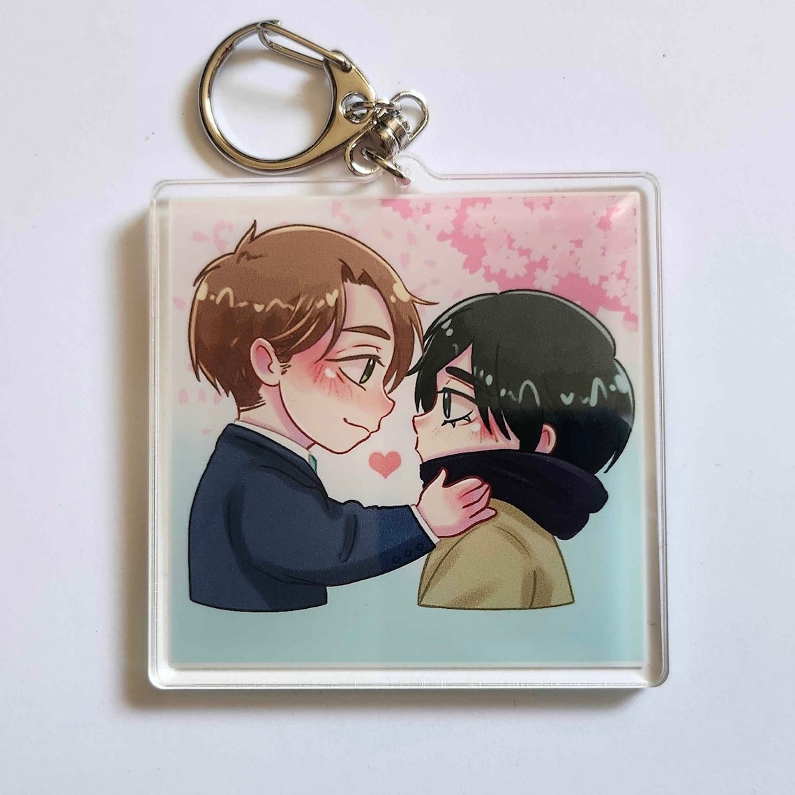 Cherry Magic BL Manga Anime Acrylic Keychain | Fanmade | Yaoi - Etsy