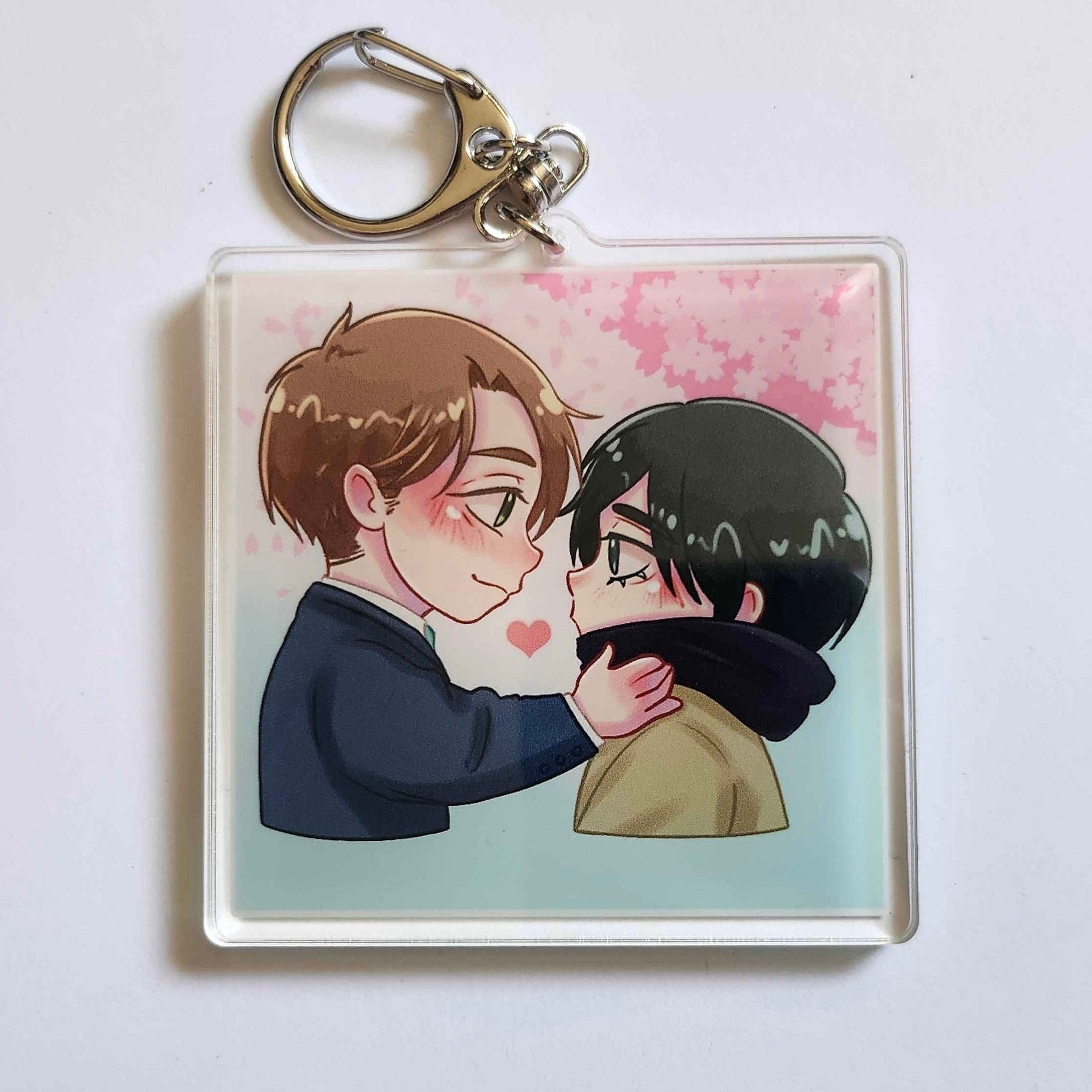 Cherry Magic BL Manga Anime Acrylic Keychain | Fanmade | Yaoi - Etsy