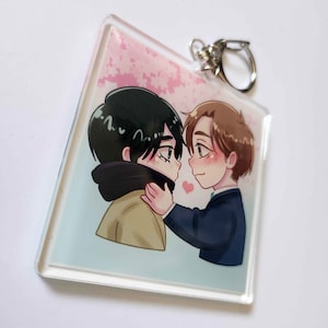 Cherry Magic BL Manga Anime Acrylic Keychain | Fanmade | Yaoi - Etsy