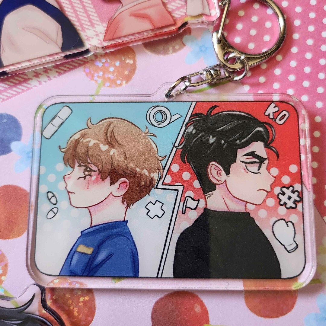 Jinx BL Manhwa Anime Acrylic Keychain | Fanmade | Yaoi - Etsy
