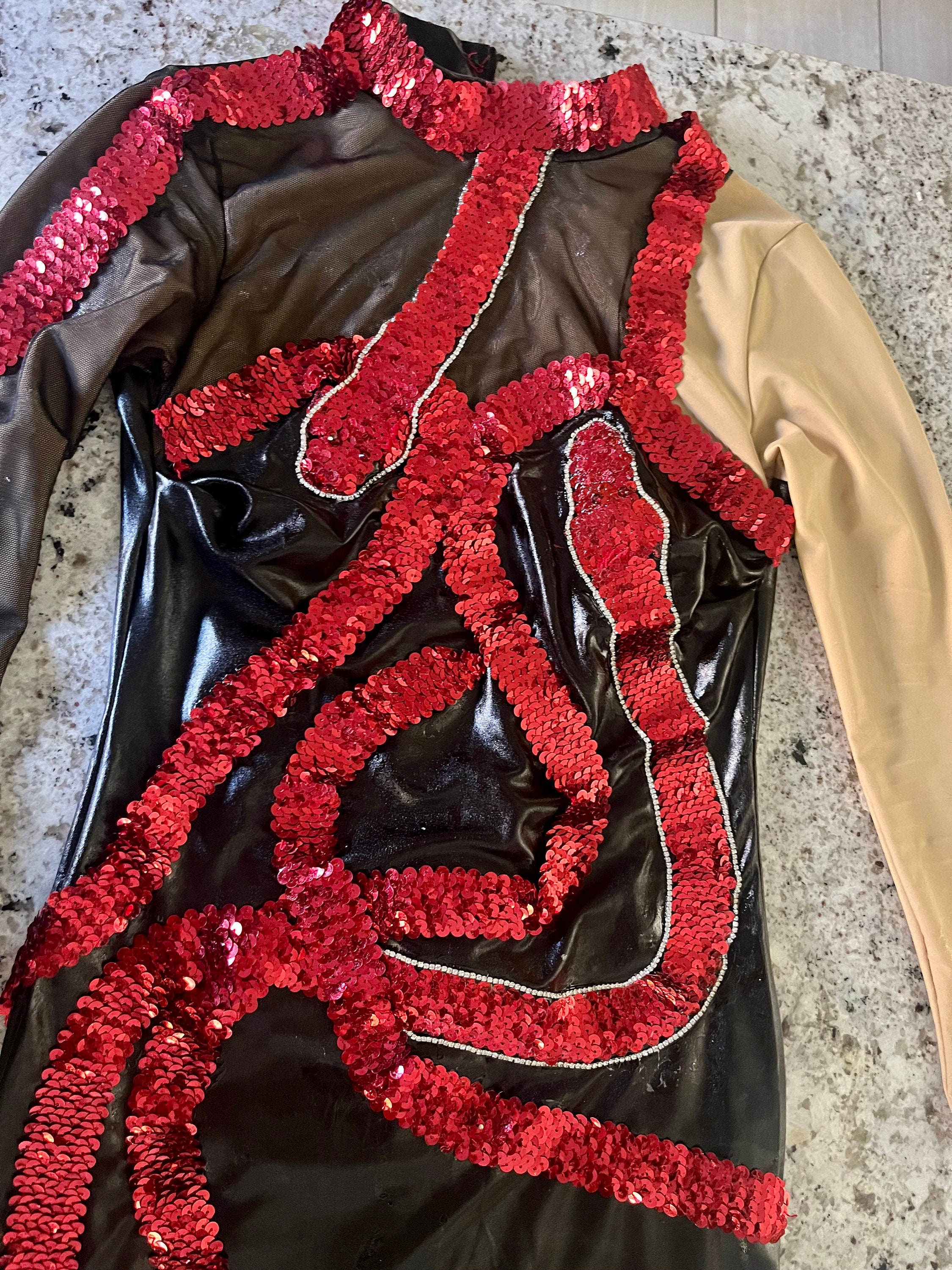 Eras Tour Taylor Swift Reputation Era Red Snake Jumpsuit Outfit Replica ...