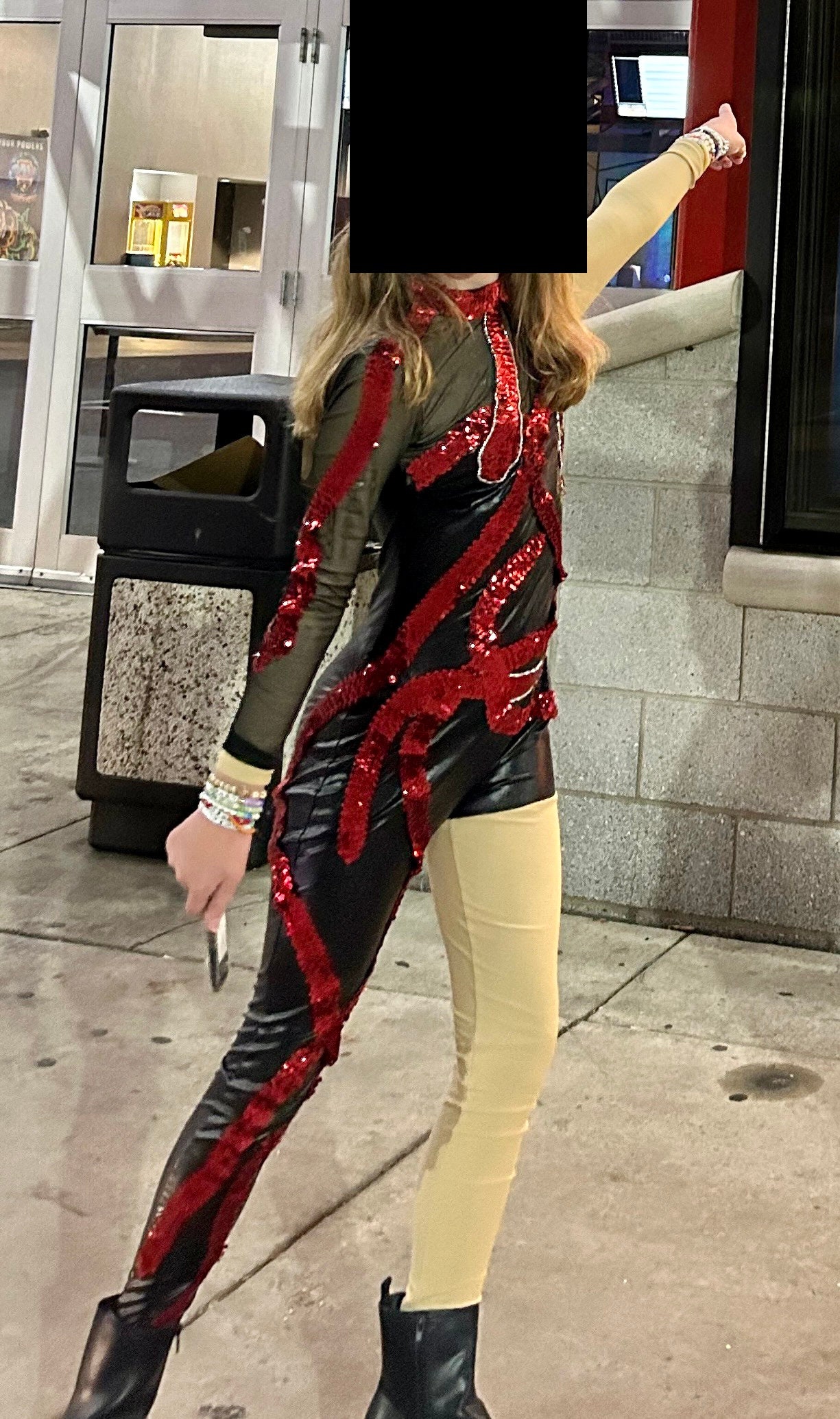 Eras Tour Taylor Swift Reputation Era Red Snake Jumpsuit Outfit Replica ...