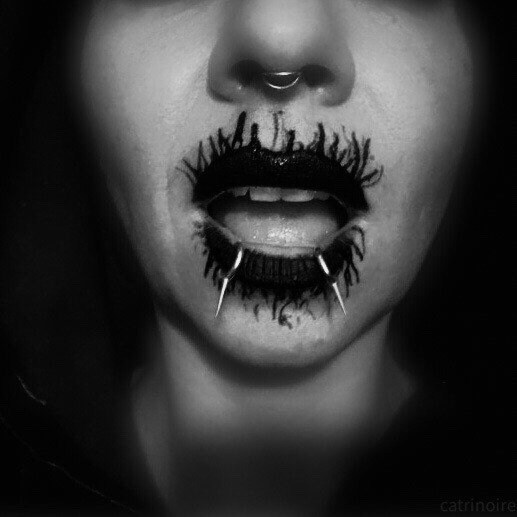 Spiky Fake Lip Ring Pointy Lip Cuff Lippie Ring Snake - Etsy UK