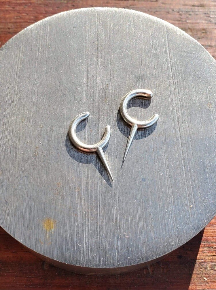 Spiky Fake Lip Ring Pointy Lip Cuff Lippie Ring Snake - Etsy UK