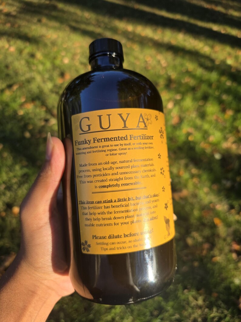 Guya's Funky Fermented Fertilizer - All Natural Plant Food (32 Fl. Oz ...