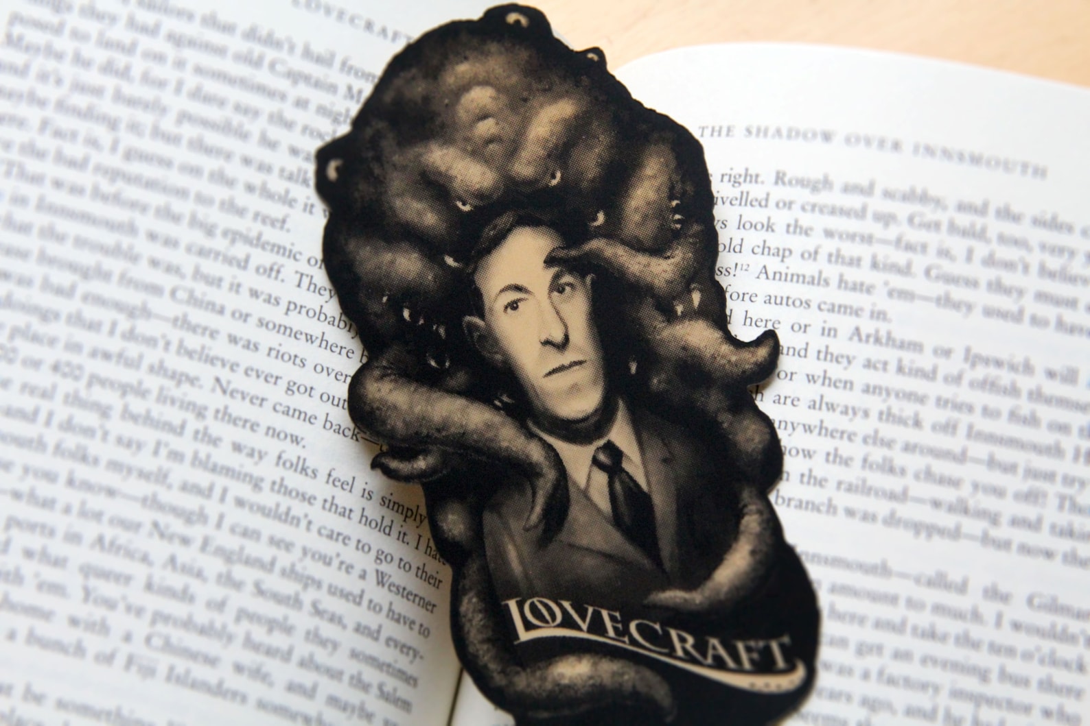 Buy HP Lovecraft Gift for Horror Lover Horror Bookmark for Lovecraft ...