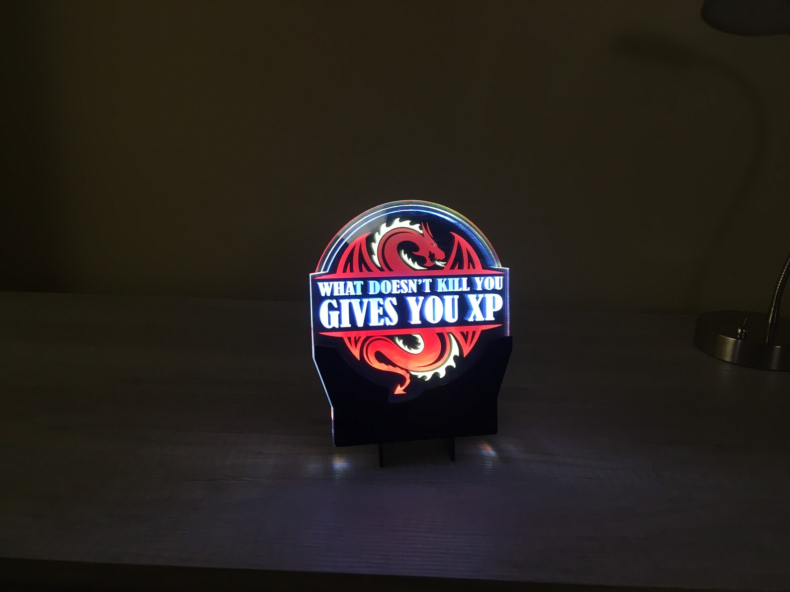 D&D Gift Dungeons and Dragons Gift Dnd Table Top Sign Dnd Light Dragon ...