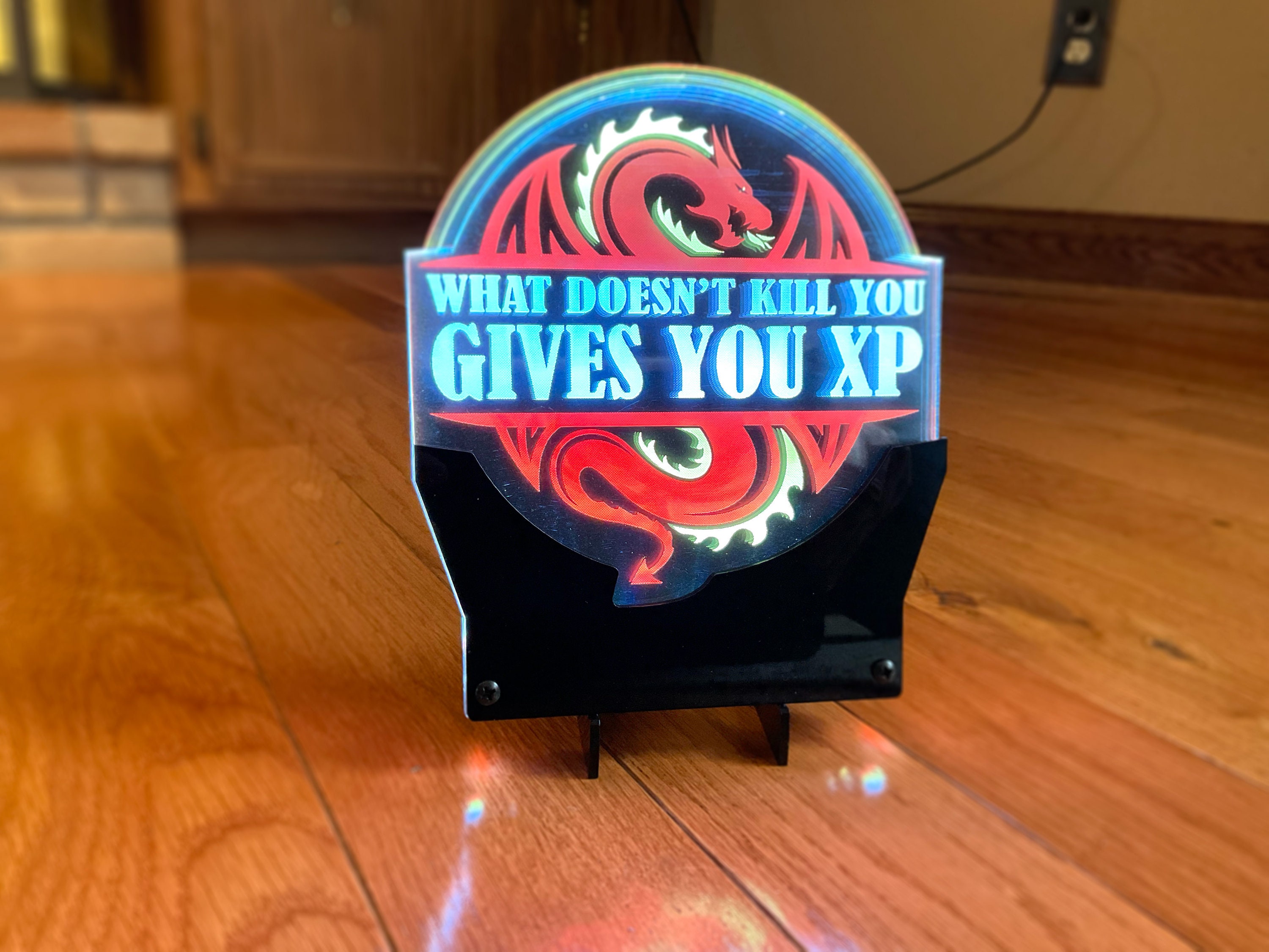 D&D Gift Dungeons and Dragons Gift Dnd Table Top Sign Dnd Light Dragon ...