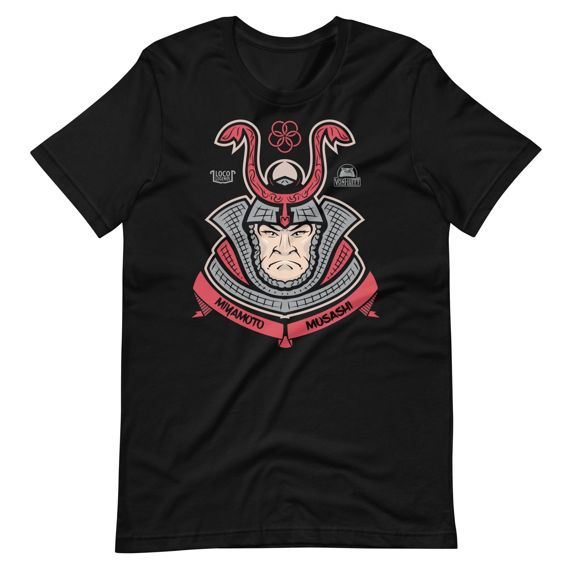 Japan Japanese T-shirt Miyamoto Musashi Samurai T-shirt Geek Wear ...