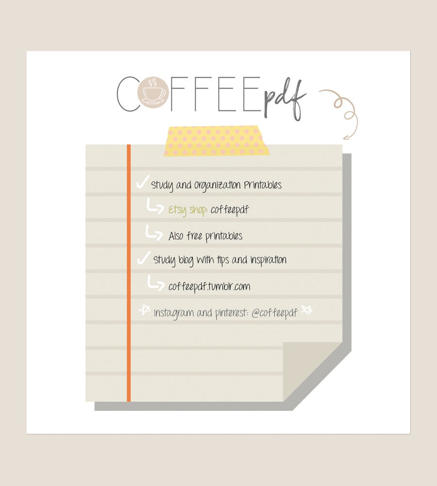 Universal Language Study Pack // Printable in Letter and A5 Size ...