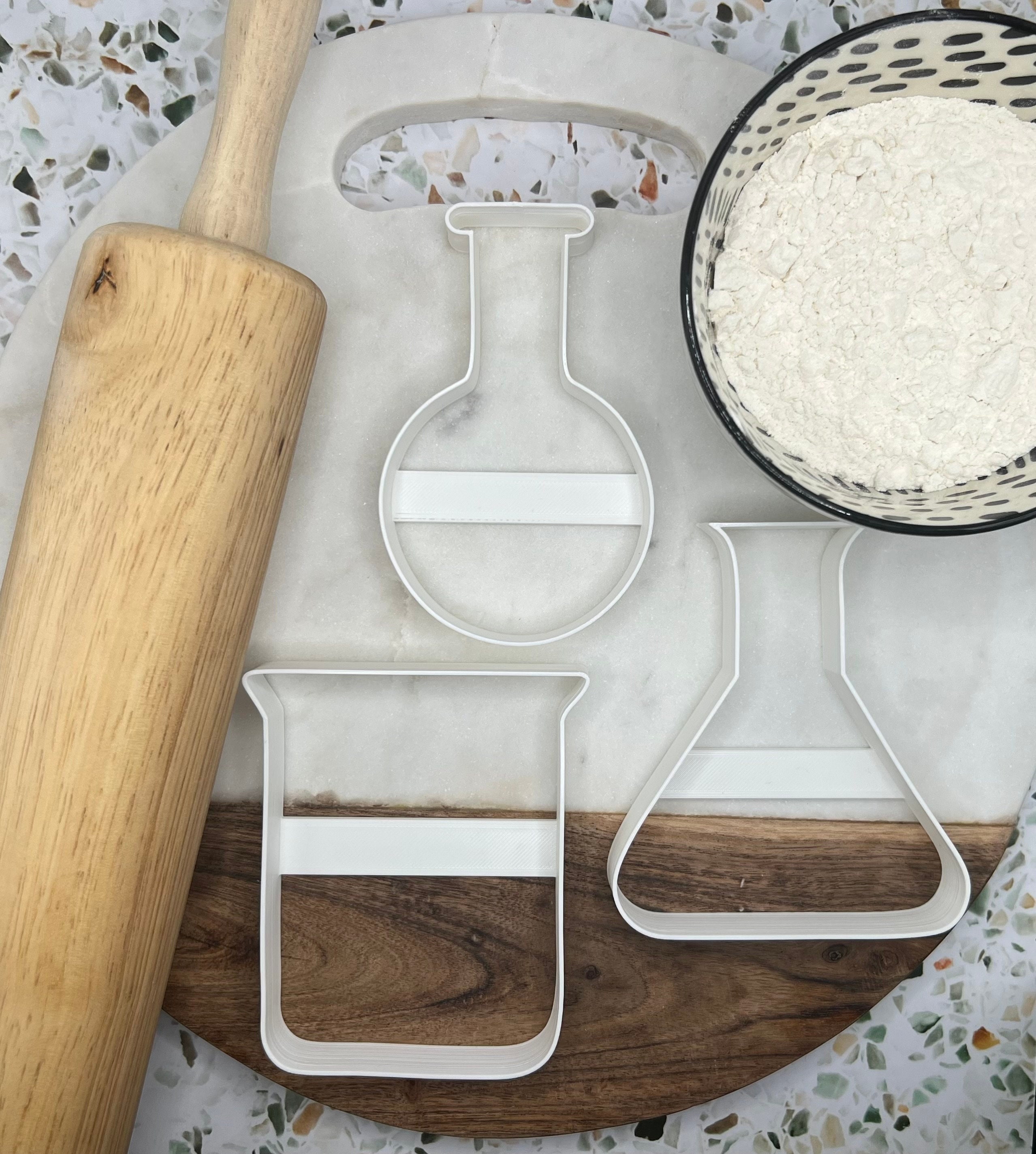 Beakers Science Cookie Cutter Set - Etsy