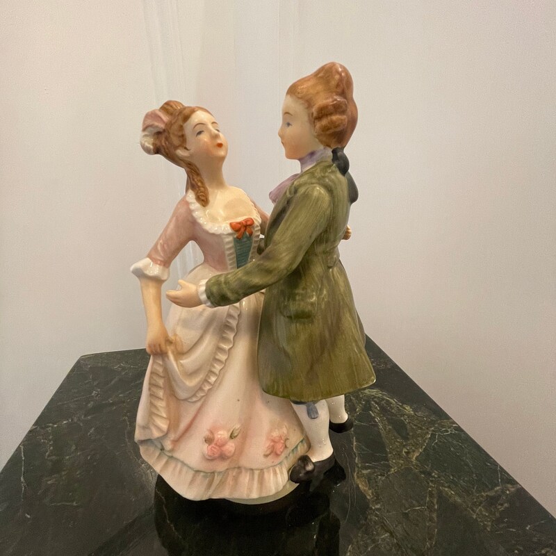 Music Box Figurine Lady - Etsy