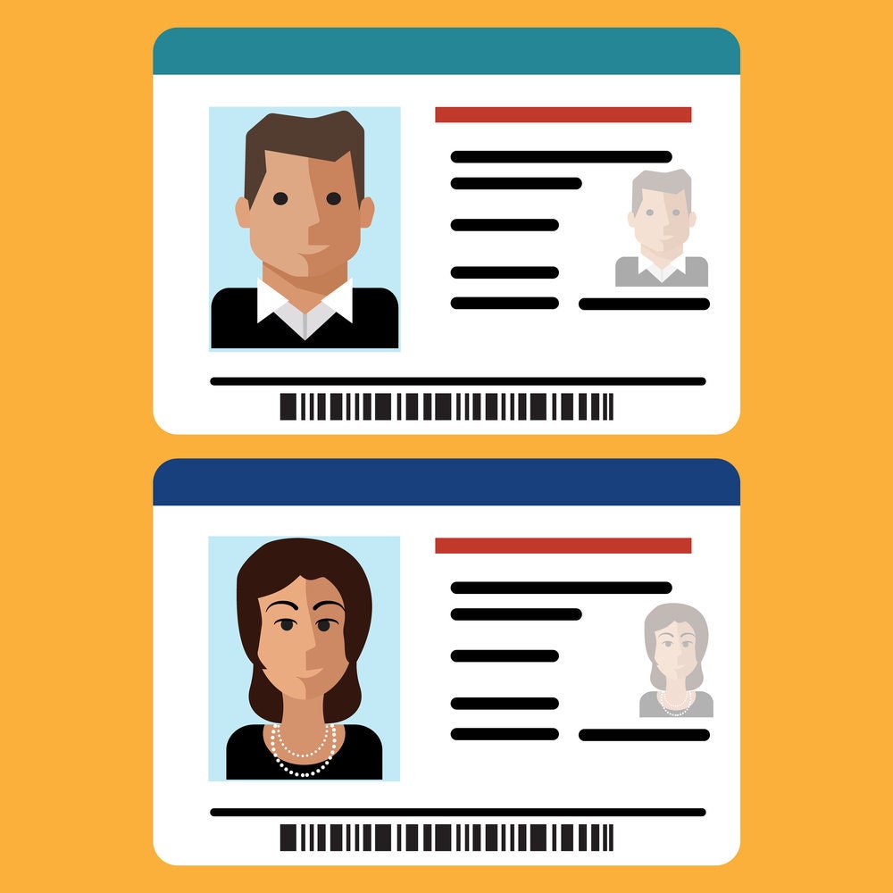 10-pack Custom Full Color ID Badges Name Tags Photo ID Cards ...