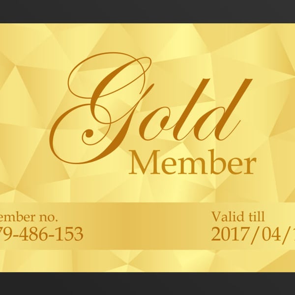 Plastic Custom Membership Cards - Etsy