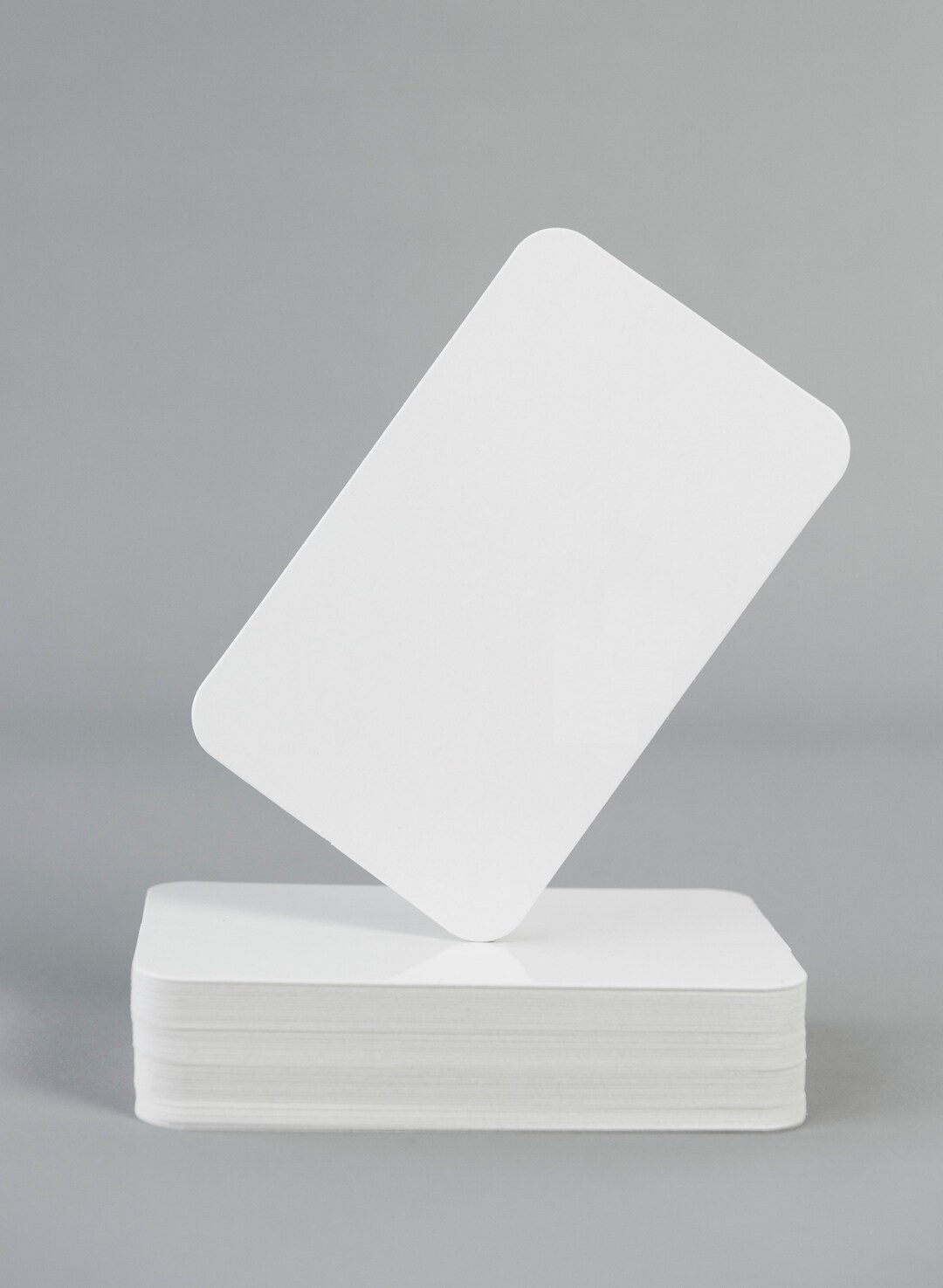 Plain White Plastic PVC Cards (same Exact Size as a Credit Card) - Pack ...