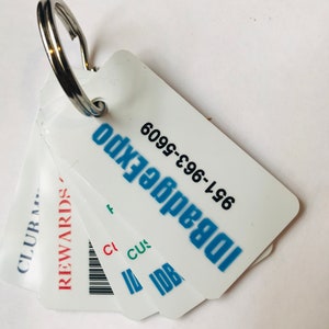 12-pack Custom Key Tags | Key Fobs | Barcode Key Tags | Barcode Fobs - Etsy