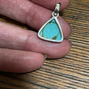 American Turquoise Sleeping Beauty Turquoise, Genuine Turquoise Pendant ...