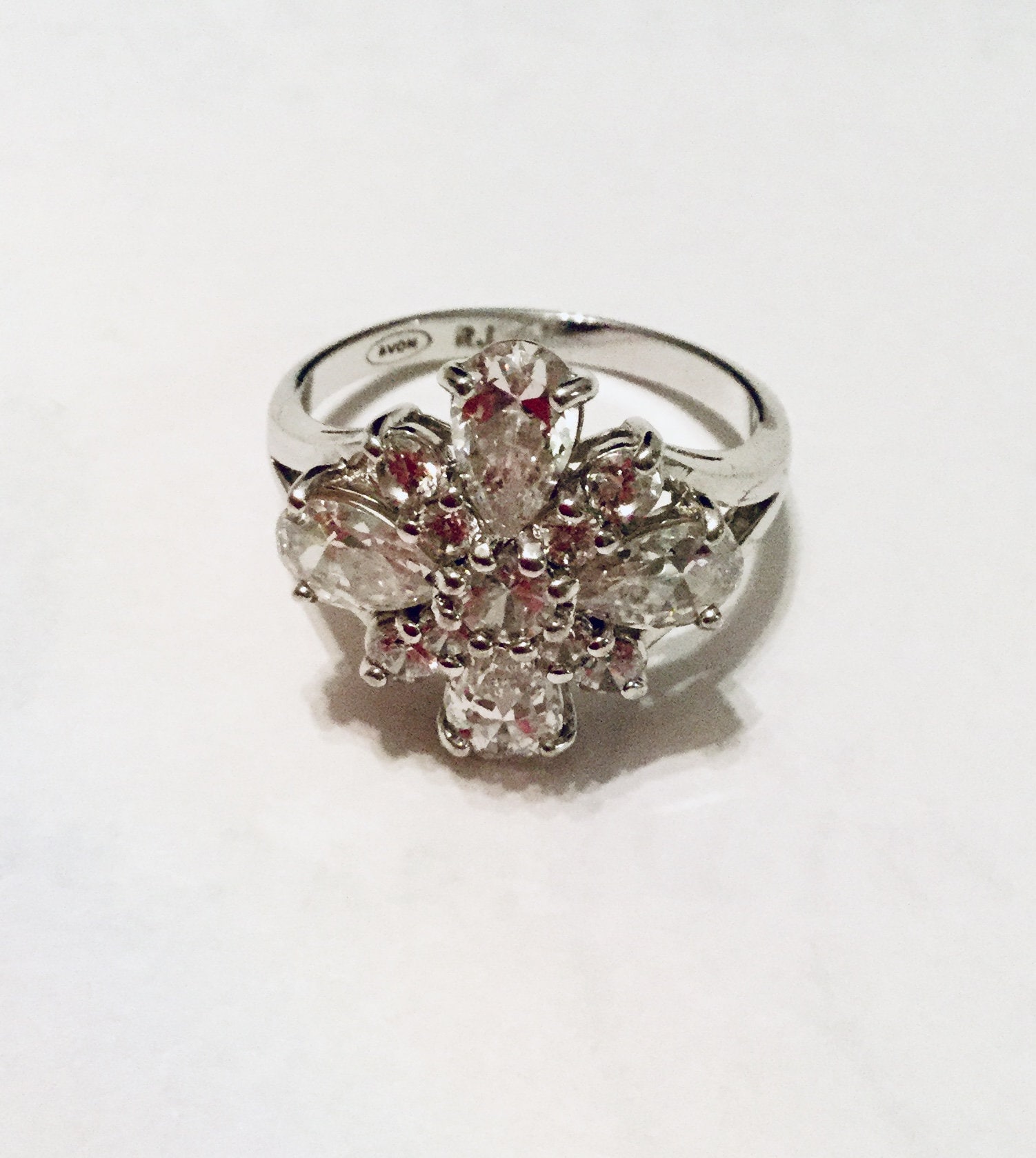 Avon Rhinestone Ring - Etsy