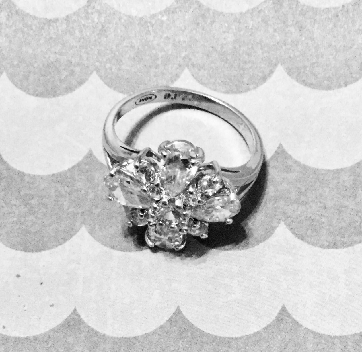 Avon Rhinestone Ring - Etsy