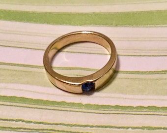 Blue Jewel Ring - Etsy