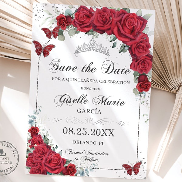 Quinceanera Save the Date - Etsy