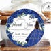 Royal Blue Floral Princess Labels: Quinceañera, Sweet 16 (editable ...
