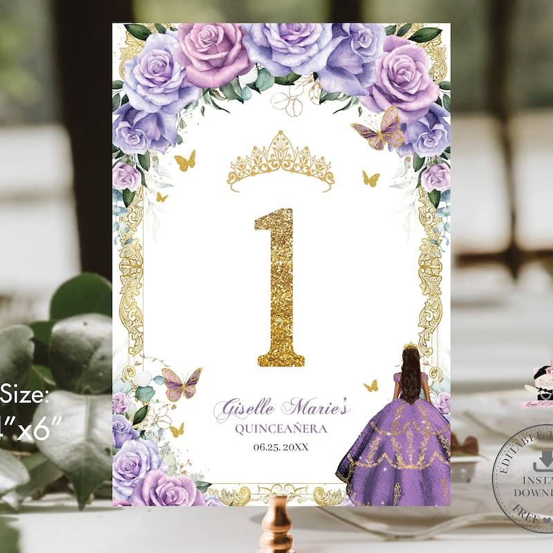 Spanish Table Number - Etsy